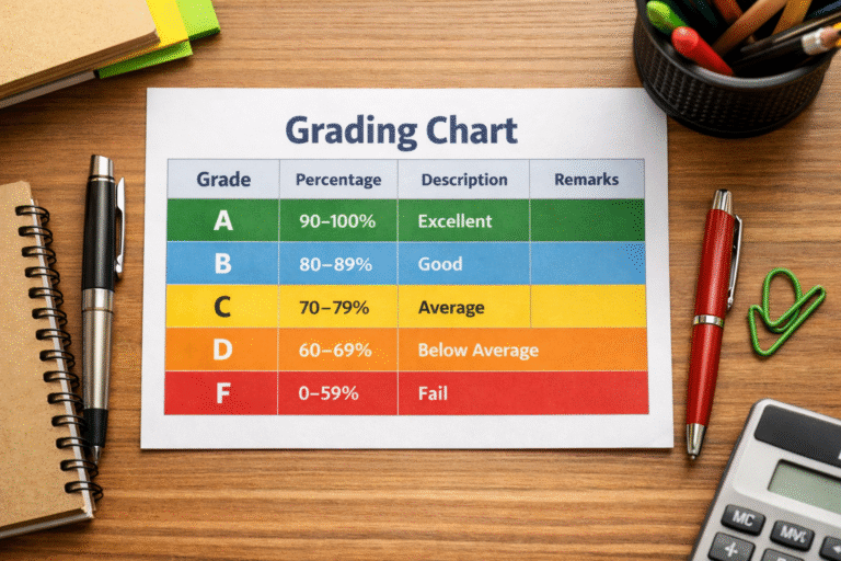 Grading Chart Explained | Score Scale, Marks & Grade Meaning