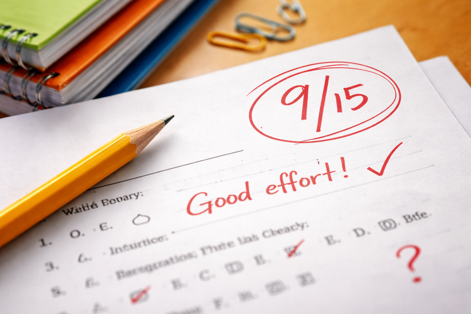 9/15 Grade Explained | Test Grader